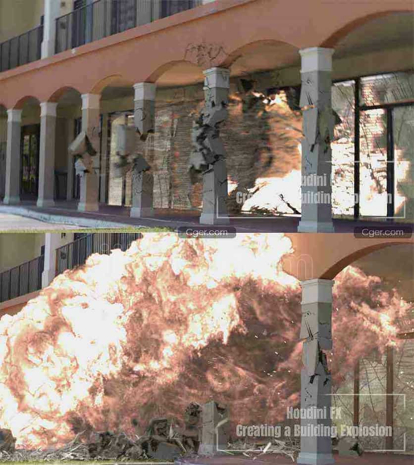 Udemy -Houdini FX创造一个建筑爆炸Houdini FX Creating a Building Explosion - B站 ...