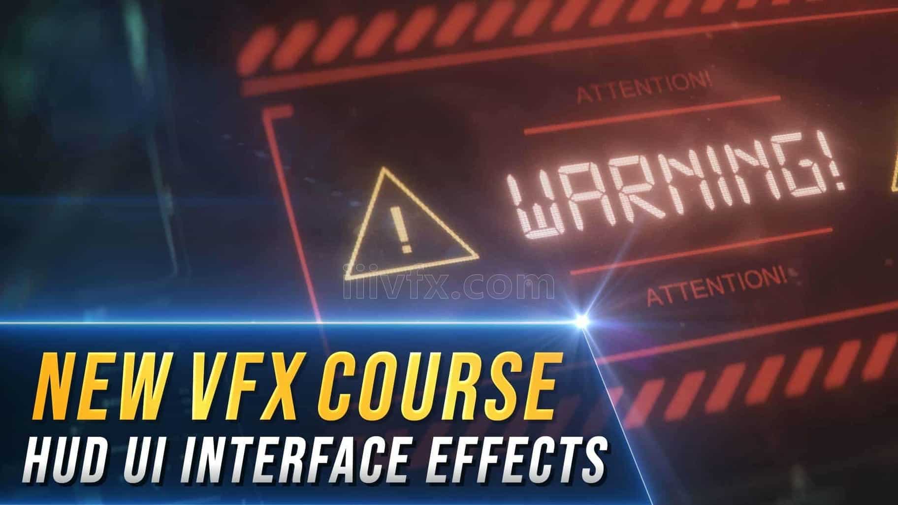 在After Effects中创建显示UI 3D地图科技指示菜单AE HUD FXAfter Effects UI HUD FX Head ...