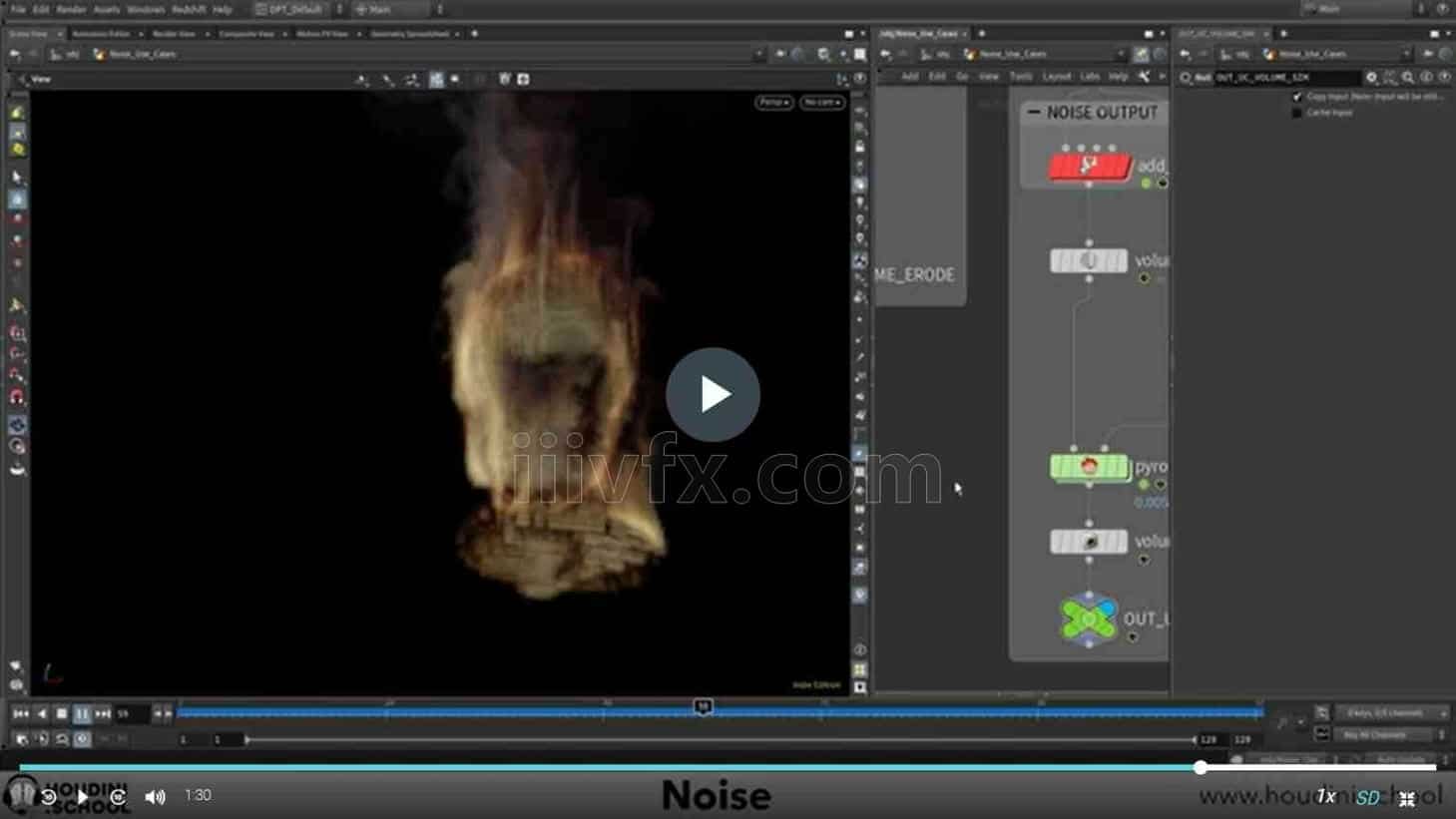 Houdini学校教程Noise噪波高级教程houdini.school HS217 noise - B站/公众号:特 效 向