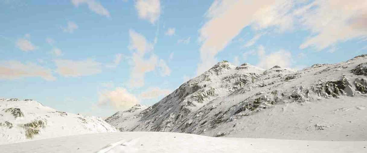 Houdini雪山制作工程项目 Patreon – Snow Mountain / Houdini / Redshift – Saul ...