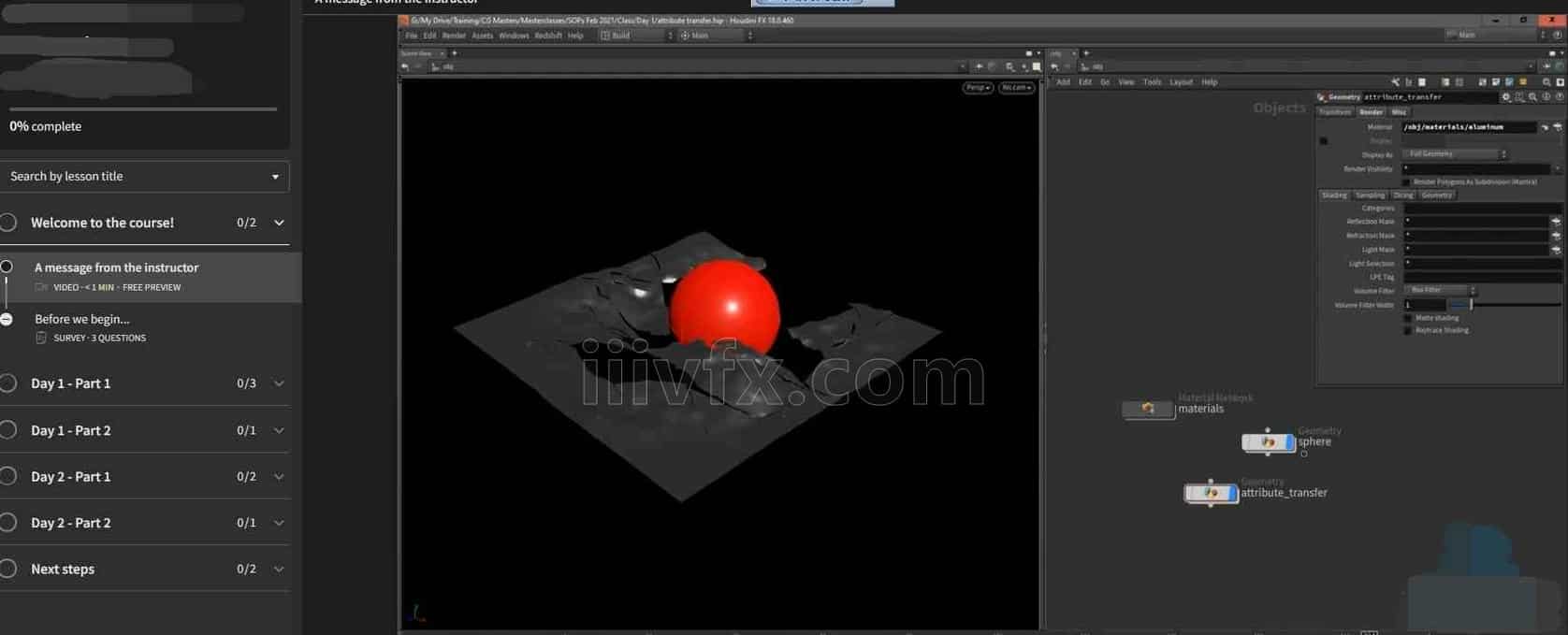 Houdini教程SOP大师版基础进阶教程【专业国产翻译】 - B站/公众号:特效向