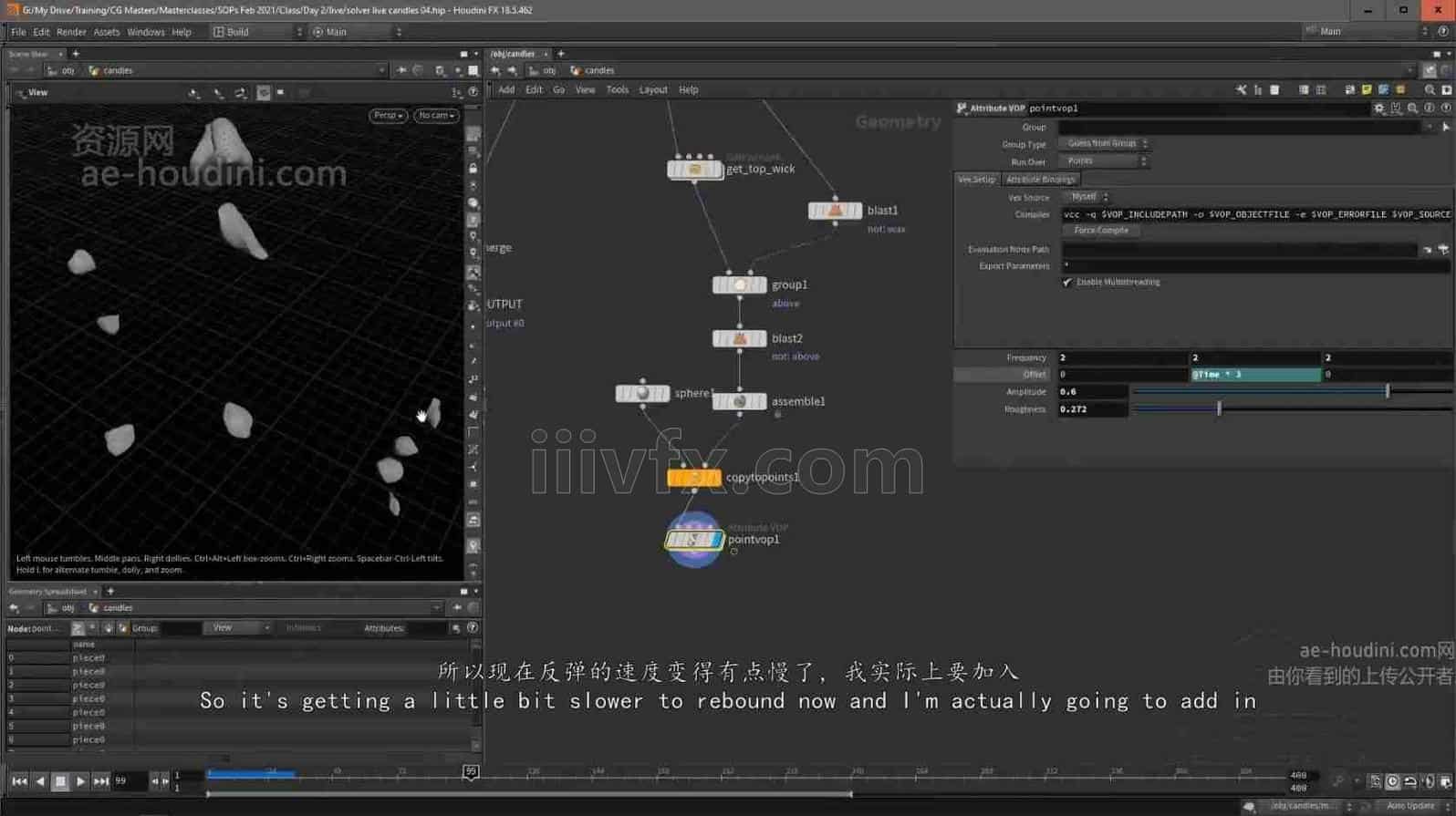 Houdini教程SOP大师版基础进阶教程【专业国产翻译】 - B站/公众号:特效向