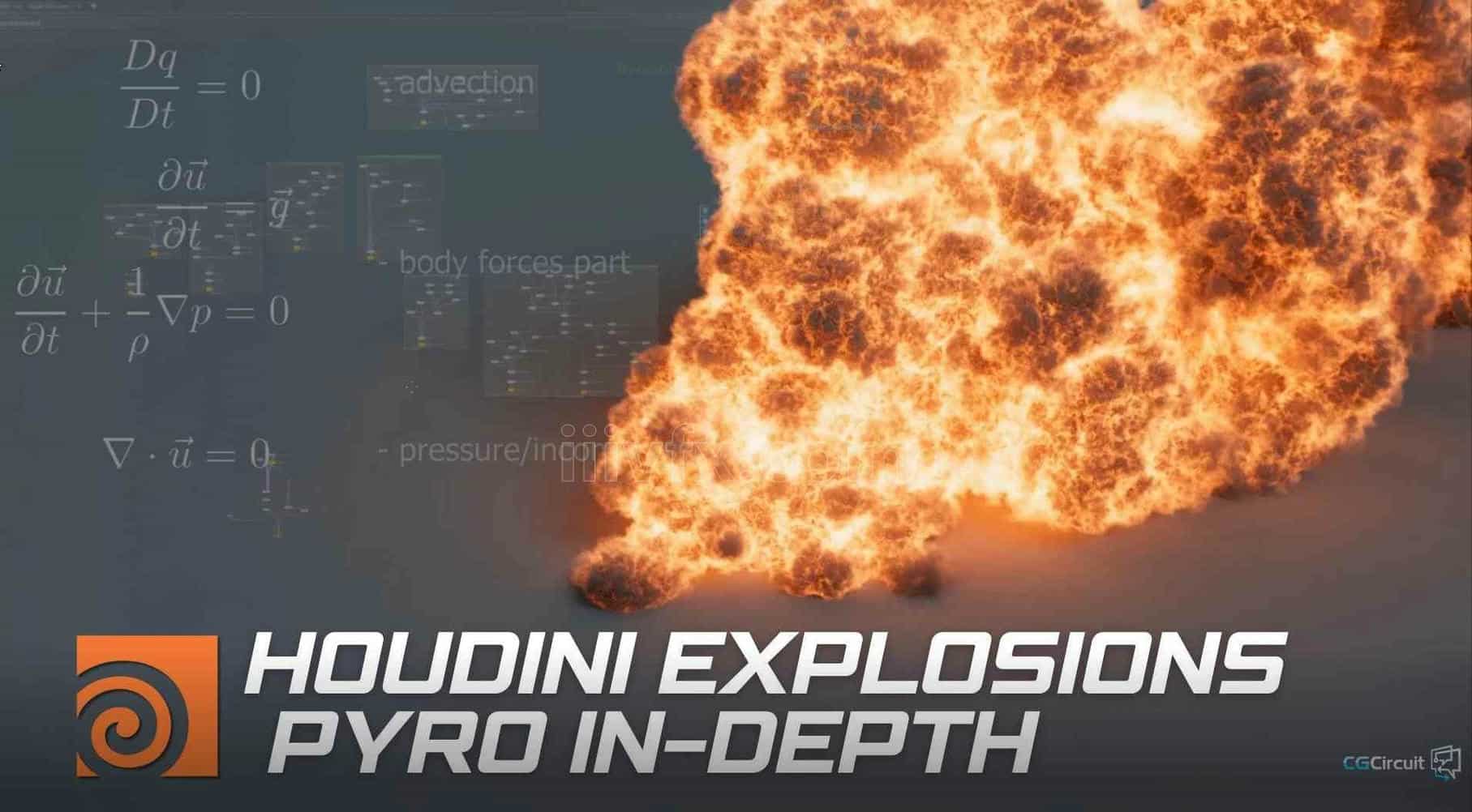在Houdini中深入研究的爆炸Pyro底层解算原理及制作 模拟技术 cgcircurt-B站/公众号:特效向